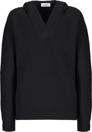 Laneus hoodie côtelé - 110 NERO/BLACK