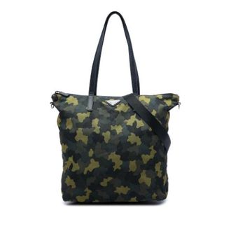 Prada Pre-owned Nylon sacs-prada - Femme - Pre-owned - Vert - Taille: ONE Size