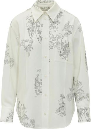 Victoria Beckham Femme, Blouses et Chemises, Beige, Taille: 36 FR Chemises