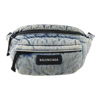 Balenciaga Pre-owned Explorer G&uuml;rteltasche aus gepolstertem Denim - - Pre-owned - Damen - Blau - ONE SIZE
