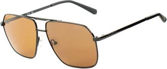 Guess Homme, Accessoires, Noir, Taille: ONE Size Aviator Metal Lunettes de soleil