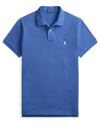 Ralph Lauren Piqu&eacute;-Poloshirt mit Logo-Stickerei, Custom Slim Fit in
