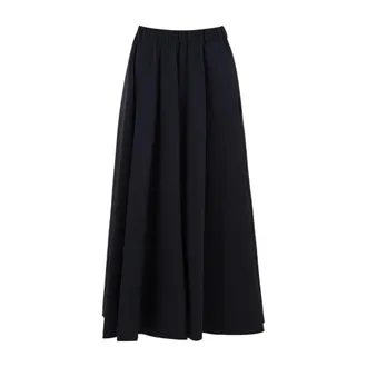 Aspesi Femme, Jupes, Bleu, Taille: 40 FR Jupe en Popeline de Coton et Nylon Stretch