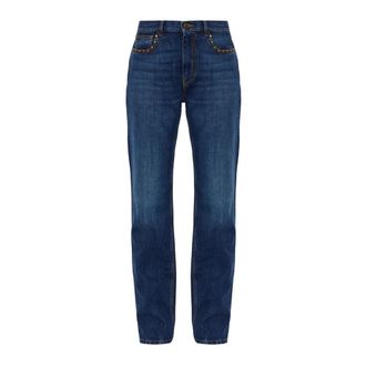Etro Straight-Leg-Jeans mit Nieten - - Jeans - Damen - Blau - W25