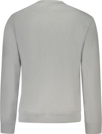 Napapijri Embroidered Logo Cotton Sweatshirt - Gray