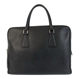 Prada Herren, Pre-Owned, Schwarzk, ONE SIZEGröße