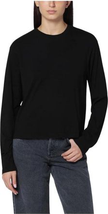 A Gold E Femme, Tops, Noir, Taille: 42 FR Sydney Long Sleeve Tee