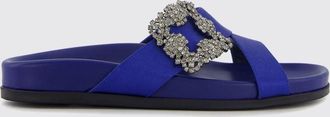 Manolo Blahnik Sandalen Mit Absatz Damen Farbe Blau