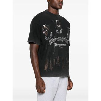 Represent Graphic Cotton Jersey T-Shirt - Black