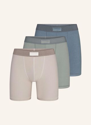 SKIMS Skims 3er-Pack Boxershorts Skims Cotton grau