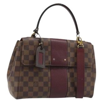 Louis Vuitton Sac &agrave; main Damier Ebene Pre-owned - Femme - Pre-owned - Rouge - Taille: ONE Size