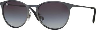 Ray-Ban unisex, Accessoires, Gris, Taille: 54 MM Lunettes de Soleil Erika M&eacute;tal Verre D&eacute;grad&eacute; Gris