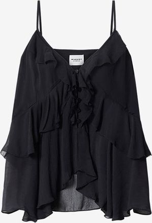 Isabel Marant Top Briara - Femme - Noir - Taille34 - Marant &Eacute;toile