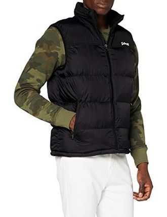 Schott NYC UTAHV Jacket Mixte, Noir, XS