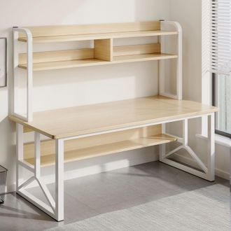 Generic Gaming Schreibtisch mit Ablagefach, Arbeitstisch mit Ablagefach for Notebook, Monitor, B&uuml;cher, Kopfh&ouml;rer, Topfpflanze, Fotoalbum, Tasse