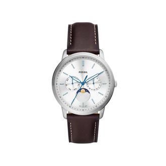 Fossil Minimalistische Eco-Lederuhr Neutra Stil - - Accessories - Herren - Mehrfarbig - ONE SIZE