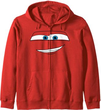 Disney Pixar Cars Lightning McQueen Großes Gesicht Kapuzenjacke