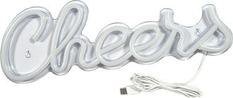 Colcolo Cheers LED-Schild, Beleuchtung, Club, Spielzimmer, Restaurant, Bar, Leuchte, Neonlichter, Pfirsich, dekorativ für Schaufenster, Café, Einweihungsparty