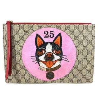 Gucci Pre-owned Tissu sacs-gucci - Femme - Pre-owned - Beige - Taille: ONE Size