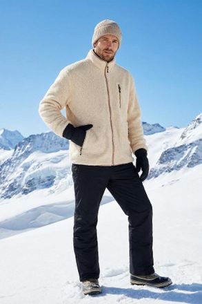 Trendyol MAN Herren Ecru Einfarbig Lang Regular Fit Winter Jacken