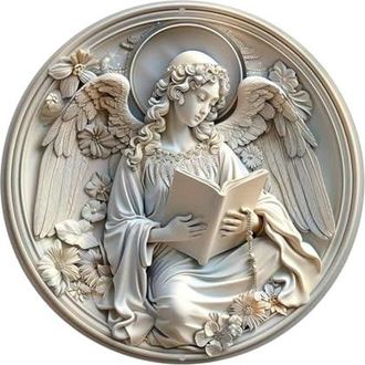 Generic Art mural ext&eacute;rieur en m&eacute;tal, art mural moderne en m&eacute;tal - Sculptures de f&eacute;es Arts muraux en m&eacute;tal,D&eacute;coration de porte dentr&eacute;e de ferme, d&eacute;coration de