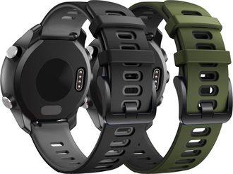 Generic Für Garmin Vivoactive 3 Band/Galaxy Watch 3 41 mm 20 mm Silikon-Ersatzband für Galaxy Watch 4 40 mm 44 mm/Active 2/Forerunner 645 Uhrenarmband