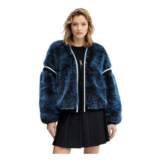 Guess Katia Jacke mit Streifenbesatz - - Jackets - Damen - Blau - L