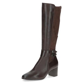 Caprice Bottes hautes pour femme 9-25501-45 DK Brown Comb, 37 EU, Marron fonc&eacute;, 37 EU