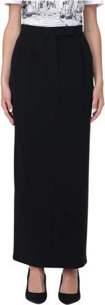 Max Mara Femme, Jupes, Noir, Taille: 38 FR Maxi Skirt