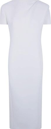 Khaite Femme, Robes, Beige, Taille: 44 FR Iryl Midi Dress