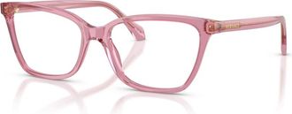 Versace Lunettes optiques oeil de chat - Femme - Accessoires - Rose - Taille: 55 MM