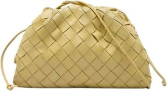 Bottega Veneta Pre-owned The Pouch Sac bandouli&egrave;re - Femme - Pre-owned - Jaune - Taille: ONE Size