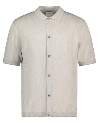 Roy Robson Kurz&auml;rmliges Strick-Hemd aus Lyocell, Baumwoll und Leinen in