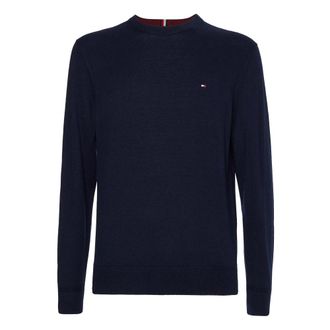 Tommy Hilfiger Crew Neck Jumper - - Knitwear - Herren - Blau - S