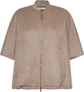 Max Mara Femme, Vestes, Brun, Taille: 38/40 FR Sablee Jacket