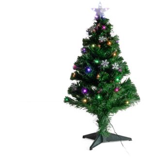 F&eacute;&eacute;ric Lights & Christmas Homemaison - K&uuml;nstlicher Weihnachtsbaum mit Beleuchtung und Stern, 90 cm