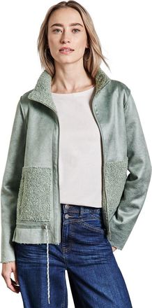 Street One Damen A212360 Shearling-Jacke, Mint Green, 34