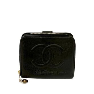 Chanel Pre-owned Caviar Leather Wallet - - Pre-owned - Damen - Schwarzk - ONE SIZE