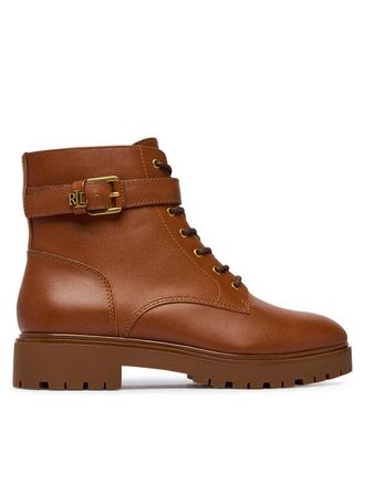 Lauren Ralph Lauren Schn&uuml;rschuhe Allyson Logo Bo Bte 802P12046002 Braun
