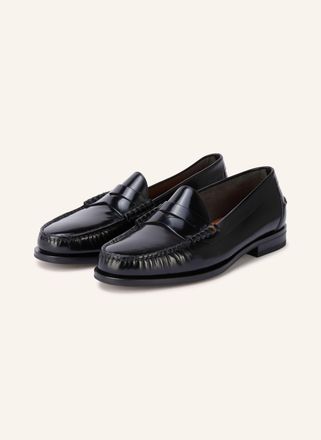 Santoni Penny-Loafer College schwarz