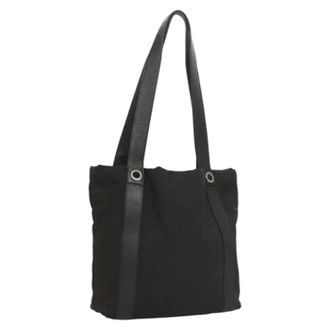 Bulgari Pre-owned Nylon handtaschen - - Pre-owned - Damen - Schwarzk - ONE SIZE