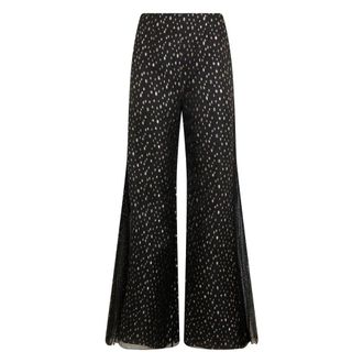 Alberta Ferretti Palazzo-Hose - - Trousers - Damen - Schwarzk - S