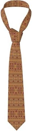 Generic Cravates Homme Style Ethnique, Tribal, G&eacute;om&eacute;trique, Azt&egrave;que, Am&eacute;rindien, R&eacute;tro, Vintage Tendance Tie &Eacute;l&eacute;gant Cravate Pour Hommes Pour F&ecirc;te Travail Mar