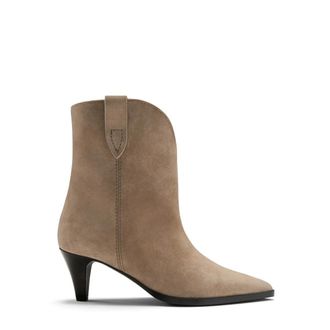 Isabel Bernard Low-Top Sneaker - Kurze Stiefel - Gr. 36 (EU) - in Taupe - f&uuml;r Damen