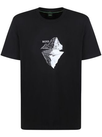 BOSS t-shirt à imprimé graphique - Noir