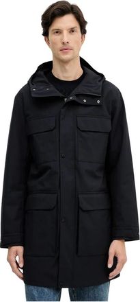 A|X Armani Exchange Parka &agrave; capuche - Homme - Manteaux - Bleu - Taille: XL