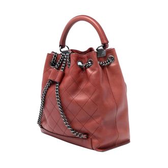 Chanel Sac seau en cuir Pre-owned - Femme - Pre-owned - Rouge - Taille: ONE Size