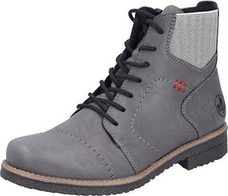 Rieker Femme 73522 Bottes à Lacets, Gris, 43 EU