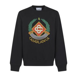 Casablanca Homme, Sweatshirts et sweats &agrave; capuche, Noir, Taille: 2XL Collection de Pulls &Eacute;l&eacute;gants
