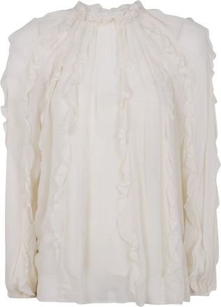 Zimmermann Damen, Blusen & Hemden, Beige, SGr&ouml;&szlig;e